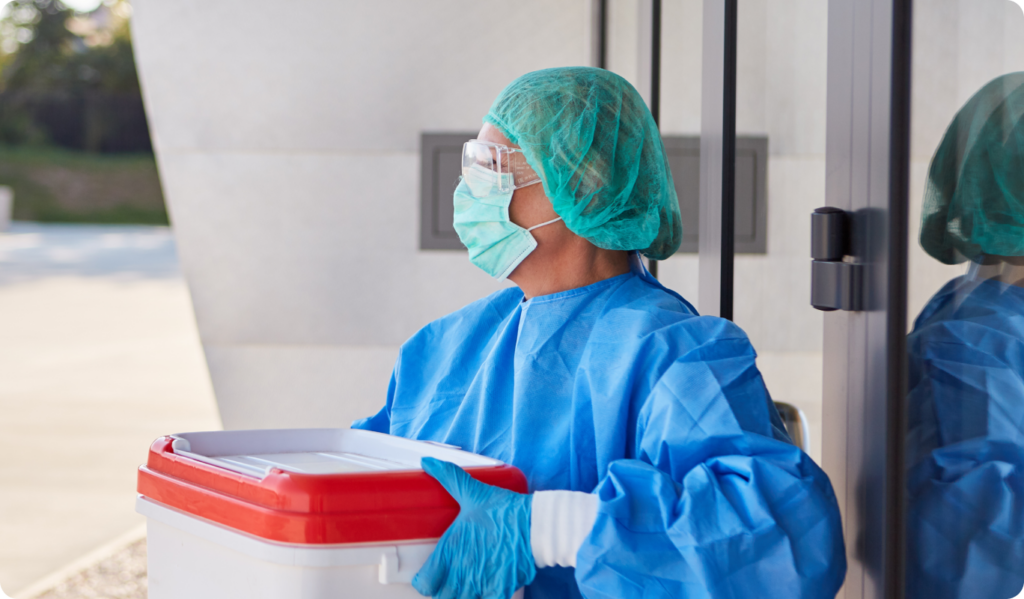 Recommandations pour le transport d'échantillons en laboratoire